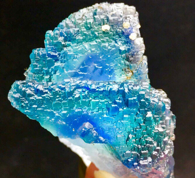 Ladder type Blue Core Translucent Fluorite Specimen