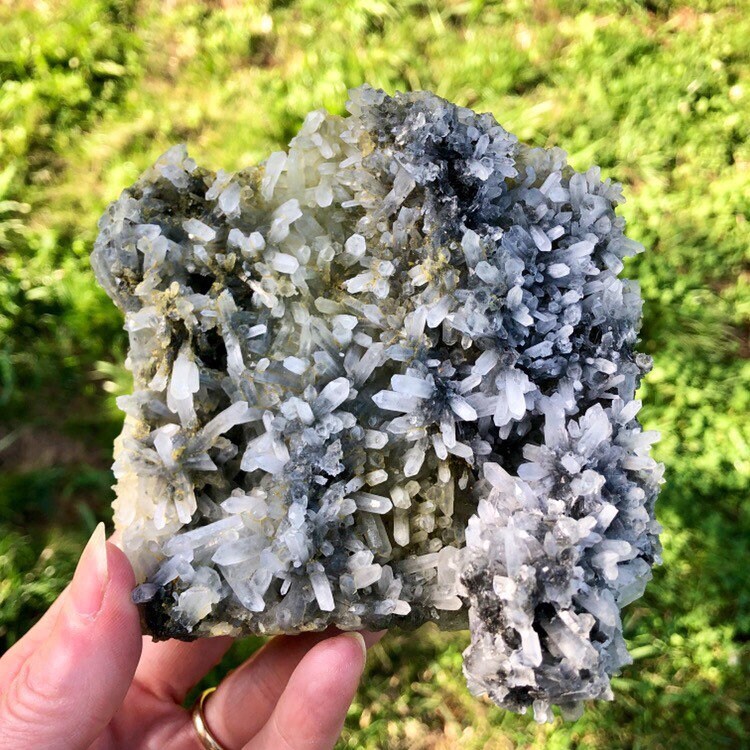 476g Needle Quartz Crystal Cluster Mineral Specimen
