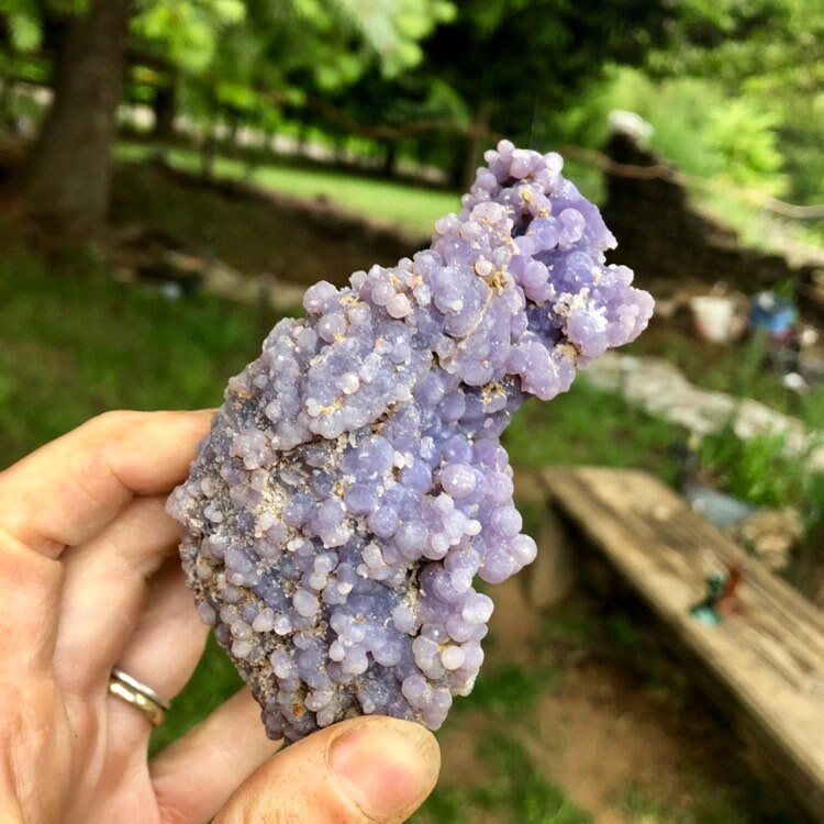 Botryoidal Grape Agate Crystal Cluster Specimen