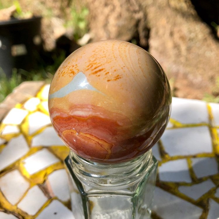 53MM Polychrome Jasper Sphere or Ball