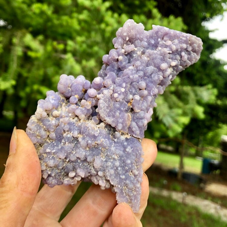 Botryoidal Grape Agate Crystal Cluster Specimen