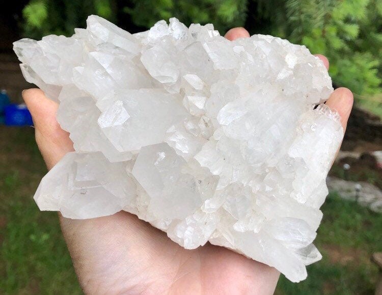 Quartz Crystal Cluster Plate Specimen