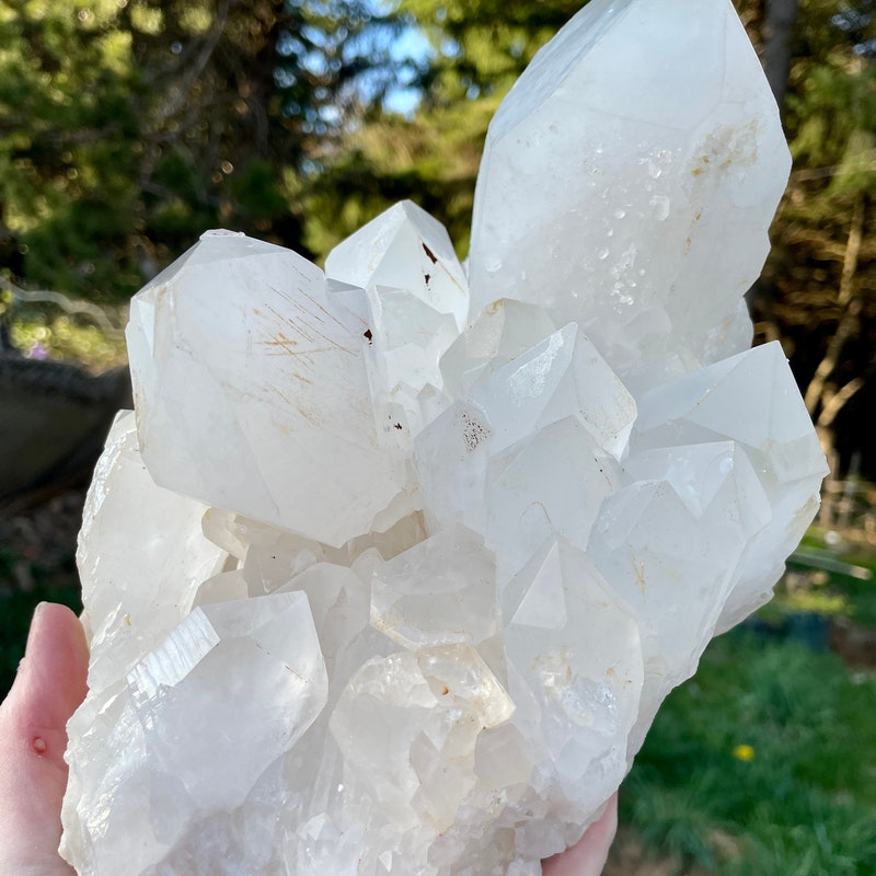 Quartz Crystal Cluster - Etsy