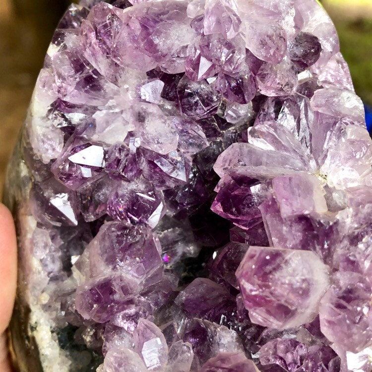 Amethyst Flower Crystal Cluster Standing Freeform