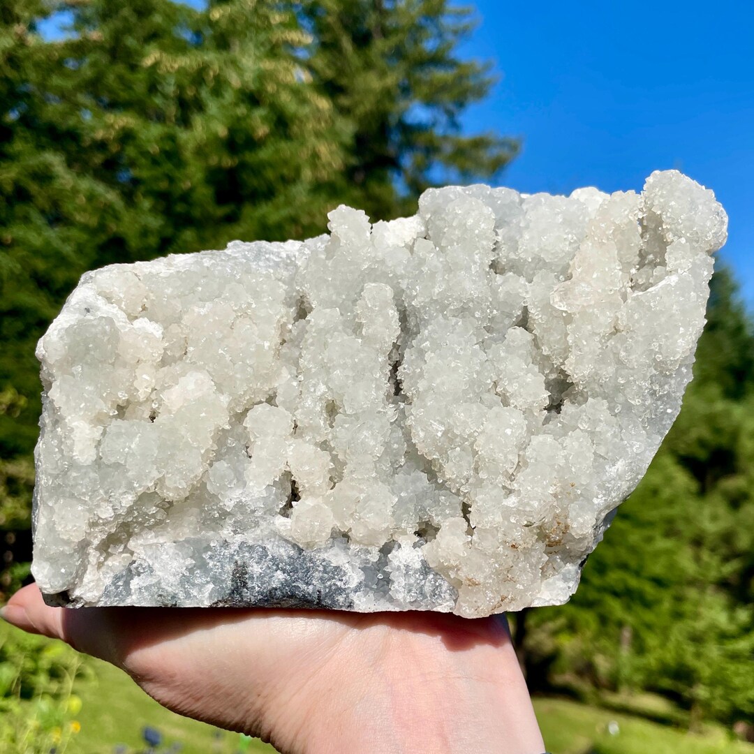 4.14 Lb Stalactic Calcite Crystal Cluster Mineral Display Specimen - Etsy