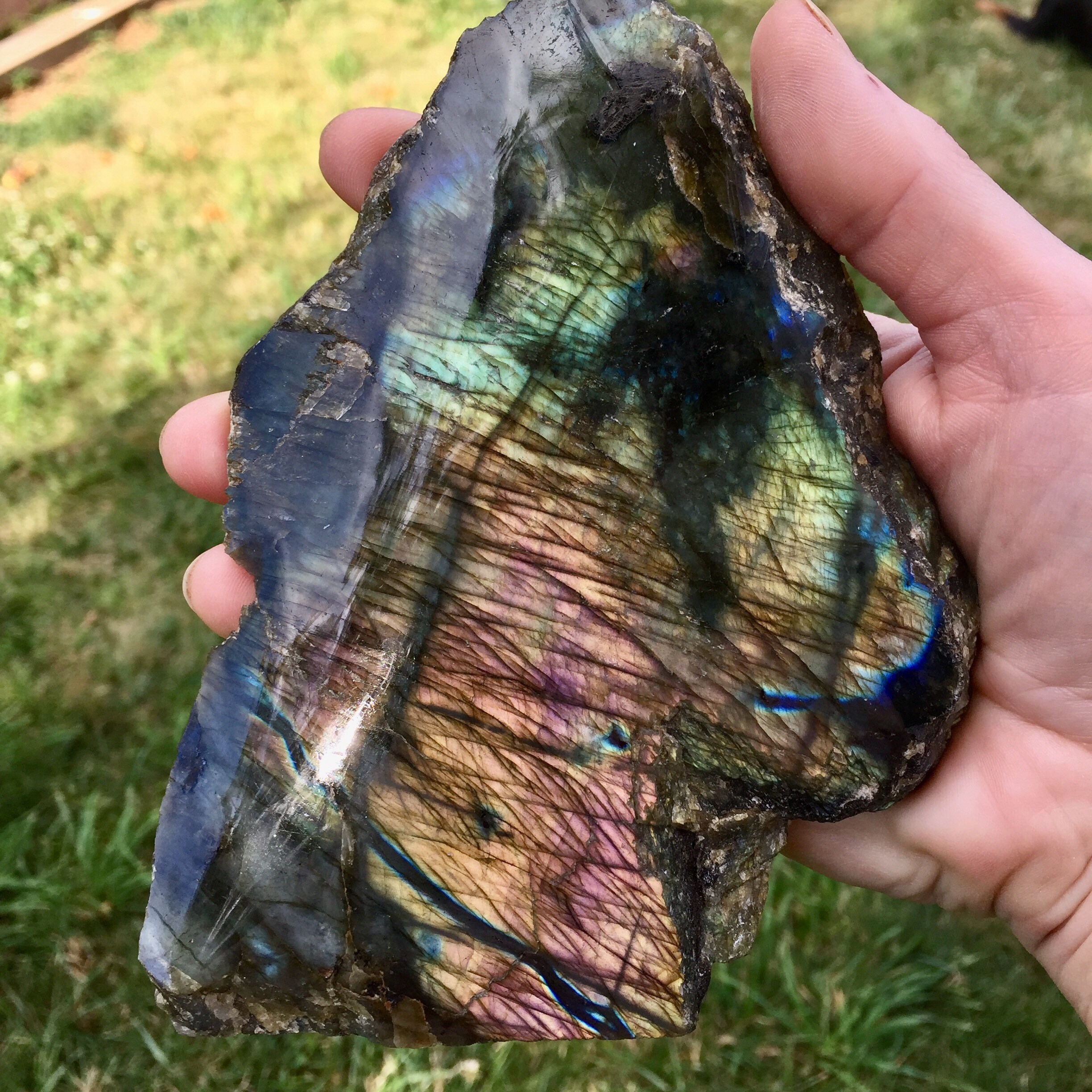 Large Labradorite polished freeform