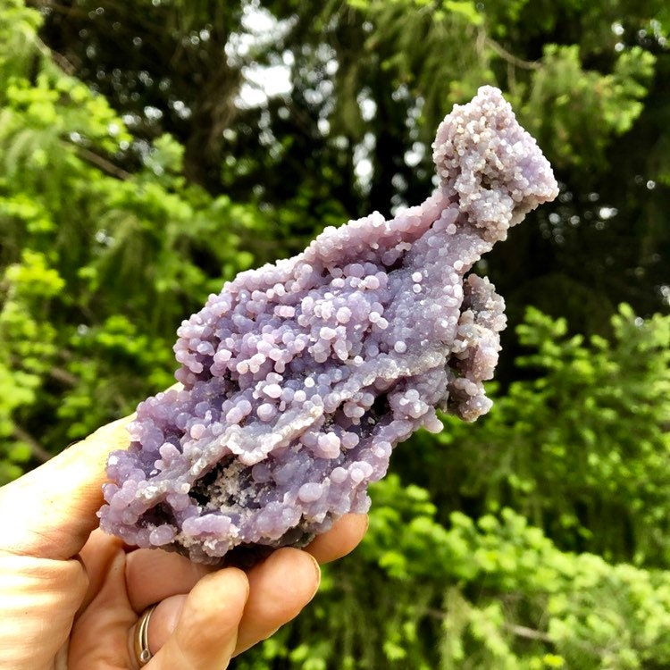 Large Grape Agate Botryoidal Crystal Cluster