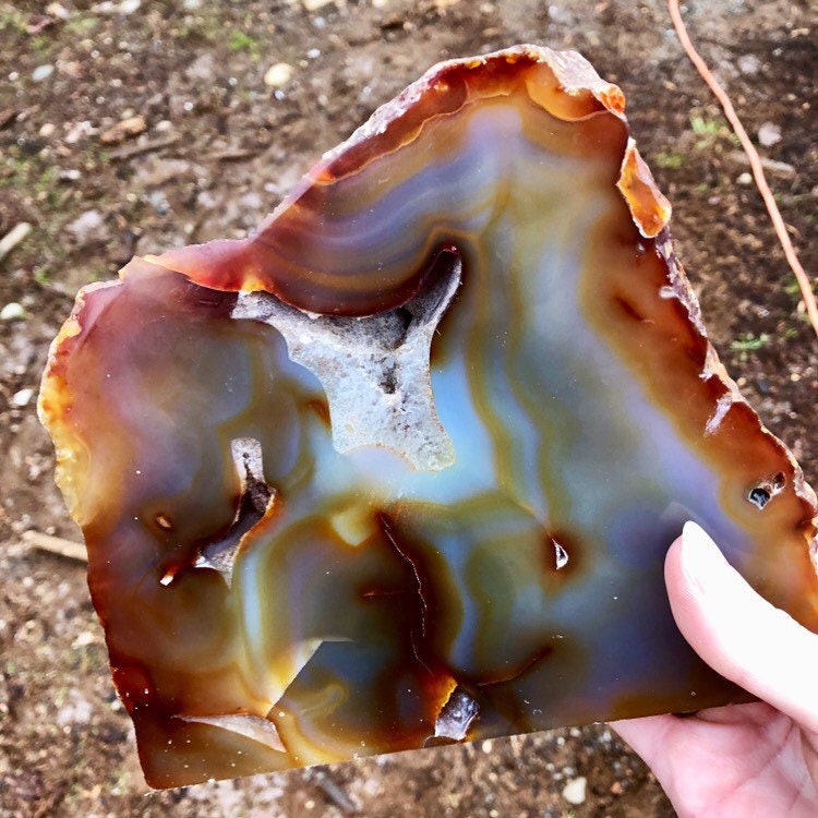 Carnelian Agate Freeform or Freestanding Display Specimen