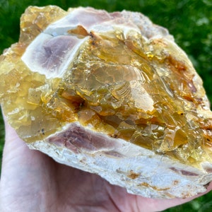 2.85 Lb Green Oregon Opal on Rhyolite Jasper Mineral Display Specimen ...