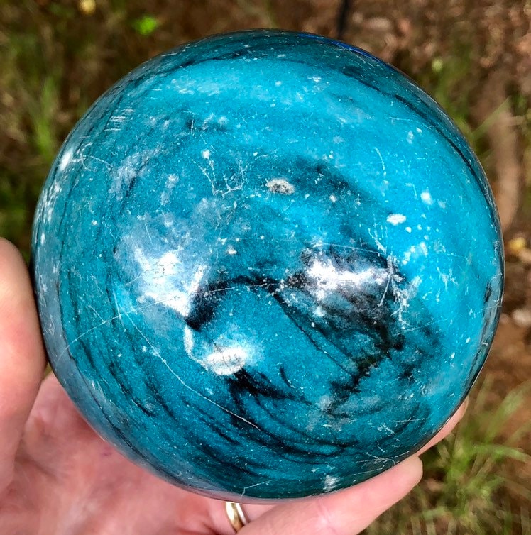 96mm Tibetan Turquoise large Sphere