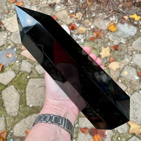 Obsidian Wand - Etsy