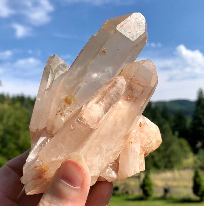 598g Natural White Quartz Crystal Cluster Specimen
