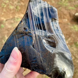 3 Lbs Banded Rainbow Obsidian Rough Mineral Display or Lapidary ...