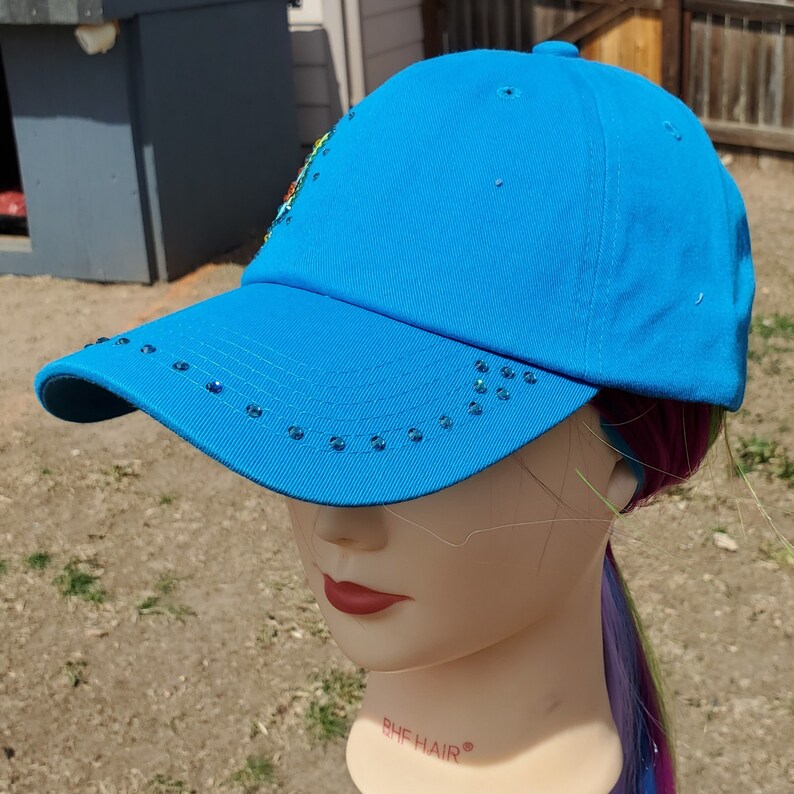 Ladies Turquoise LOL BLING Cap - Etsy