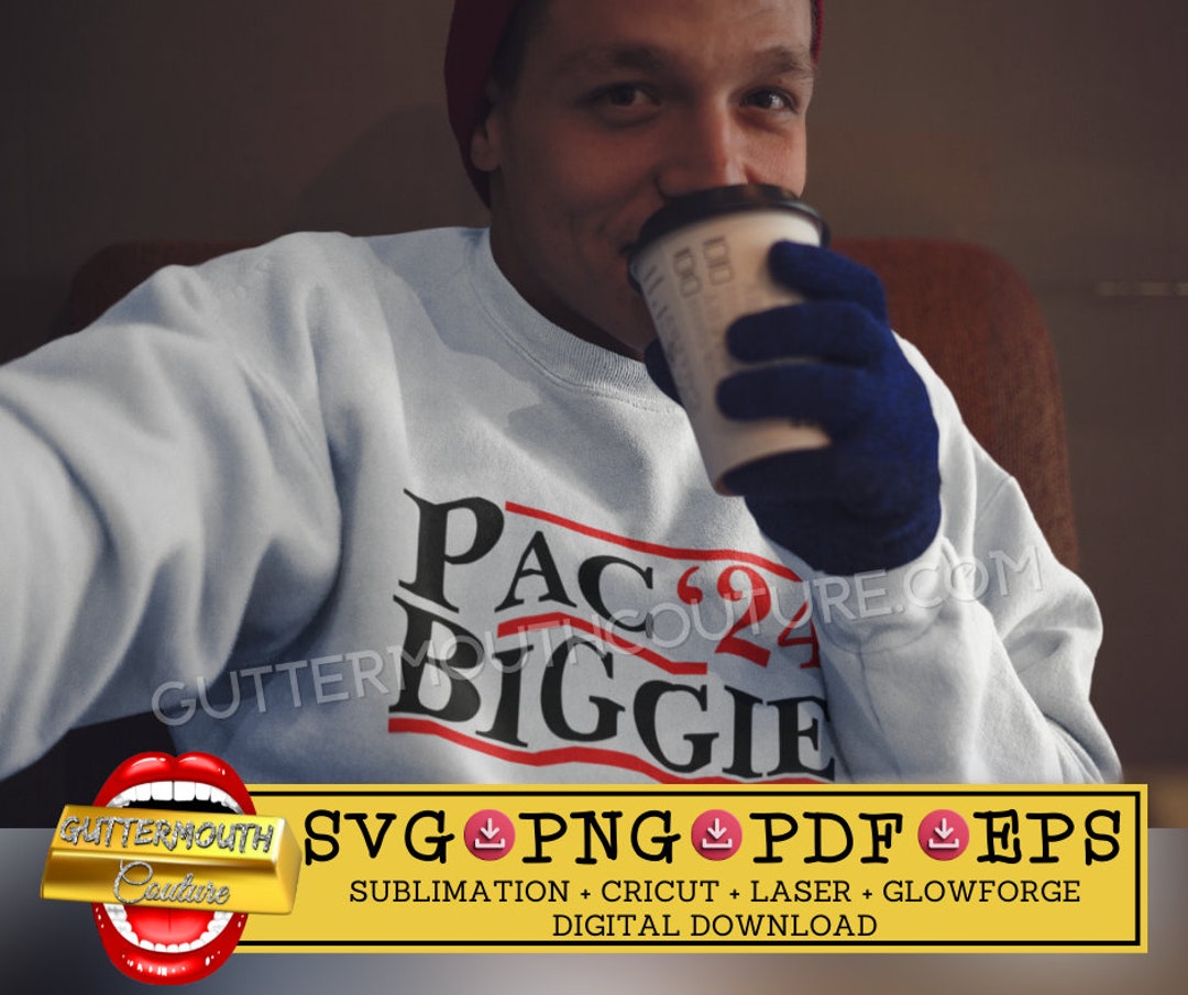 Pac & Biggie 2024 Design: Rap Music SVG/PNG (digital Download) - Etsy