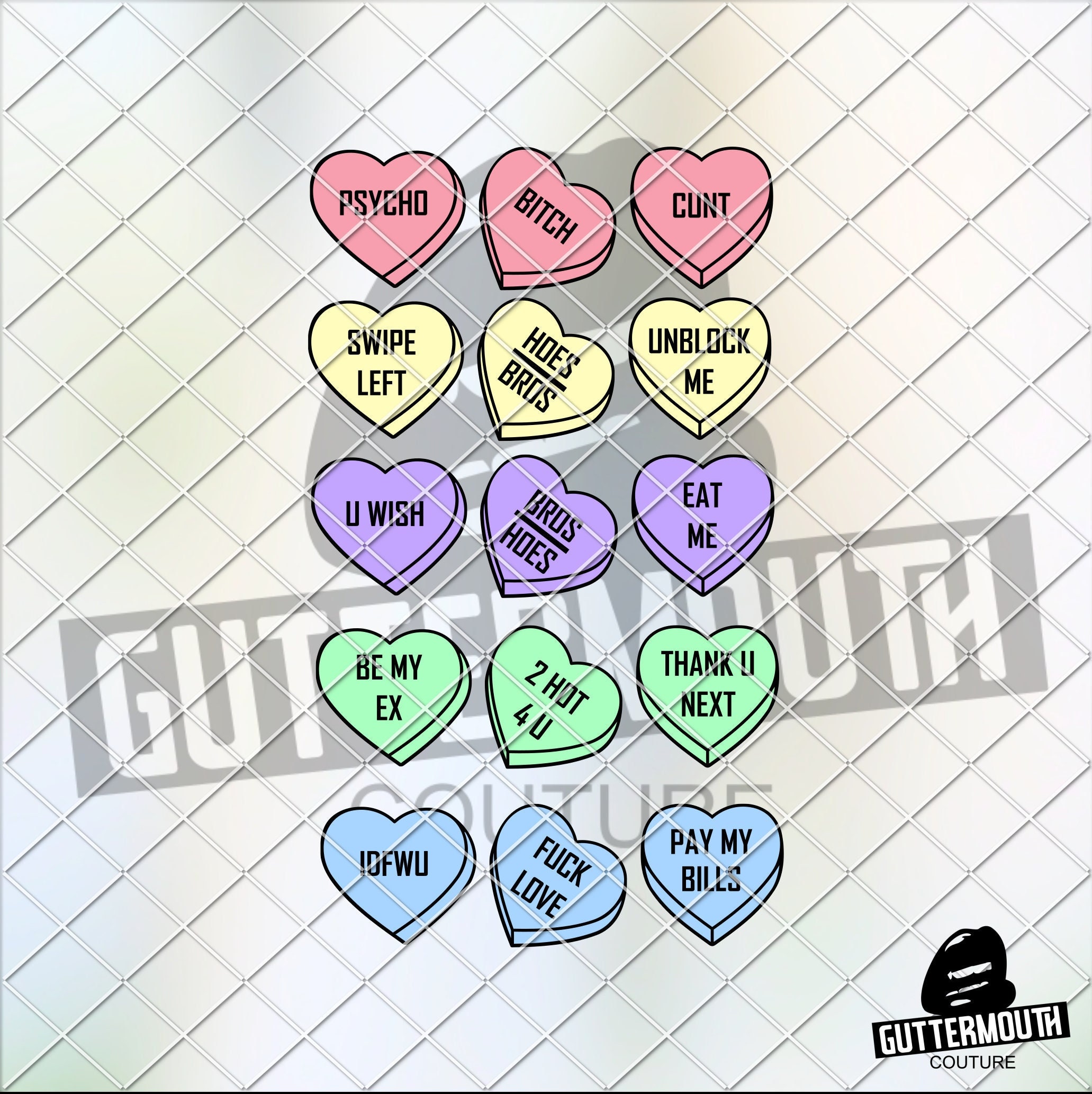 Rude Conversation Hearts