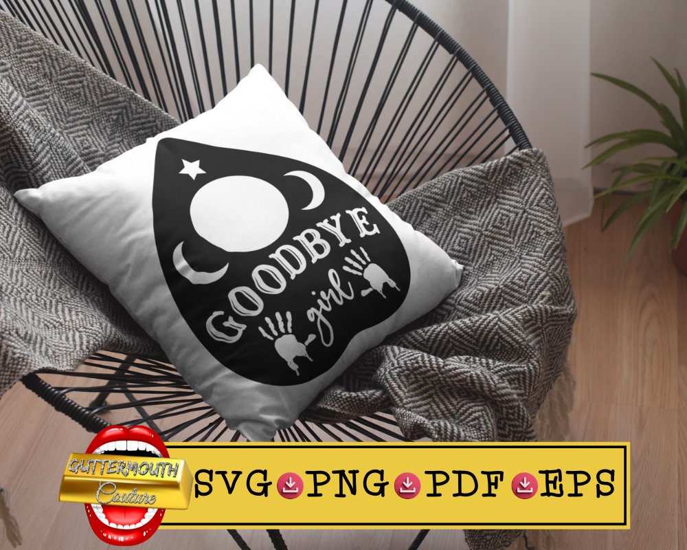 Goodbye Girl Ouija Board Planchette Svg/png Ouija Svg - Etsy
