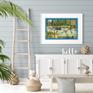 Marsh Habitat Wetland Educational Nature Poster / Fun Kids Wildlife ...