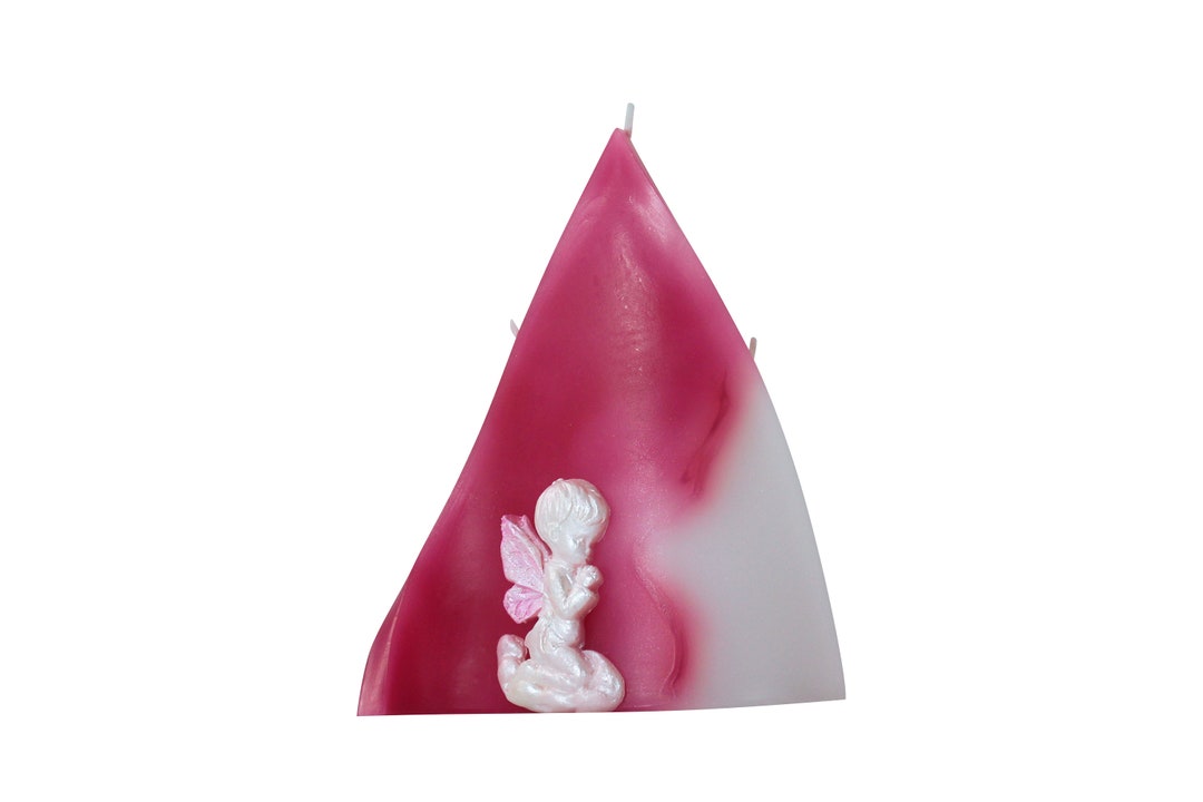 Unique Triangle Candle - Angel| Couple| Designer| Birthday Anniversary ...