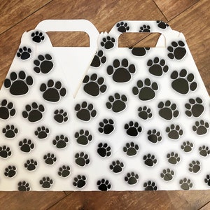 Paw Prints Gable Boxes, Gift Boxes, Set of 3 - Etsy