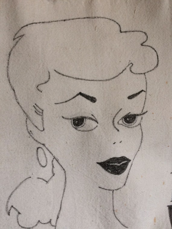 Hand Drawn Barbie Tote Bag, Vintage Ponytail Barbie, … - Gem