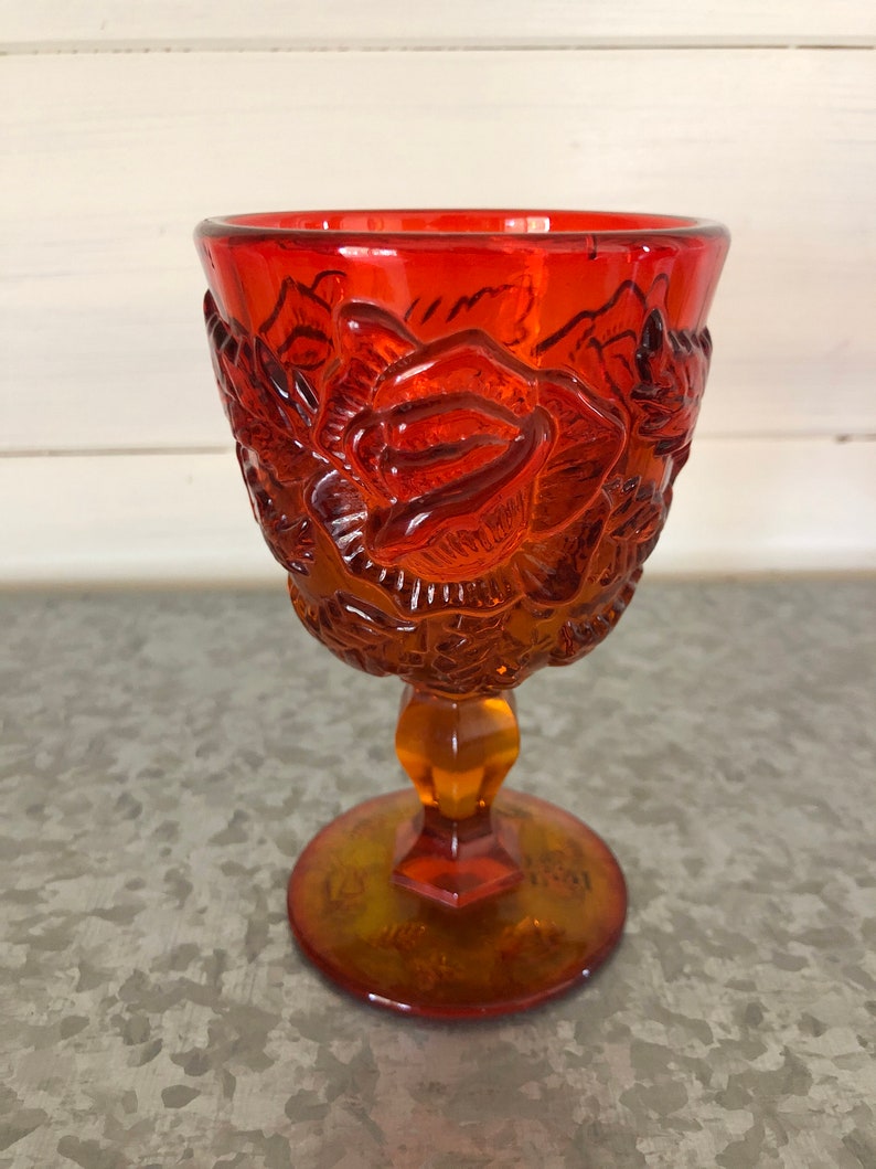 Madonna Inn 5 Oz WINE Goblets Wild Rose Flat Rose Madonna - Etsy