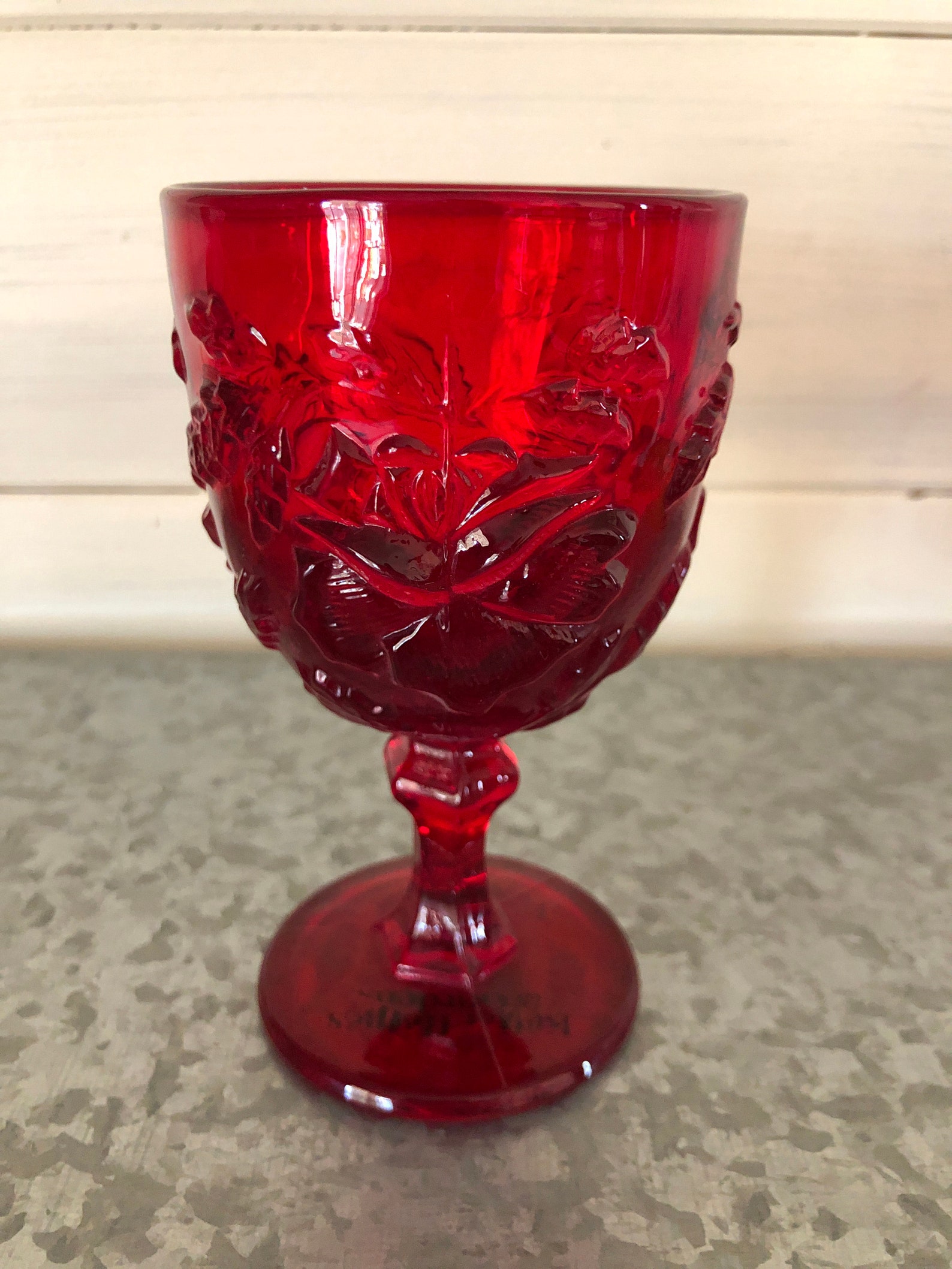 Madonna Inn 5 Oz WINE Goblets Wild Rose Flat Rose Madonna - Etsy