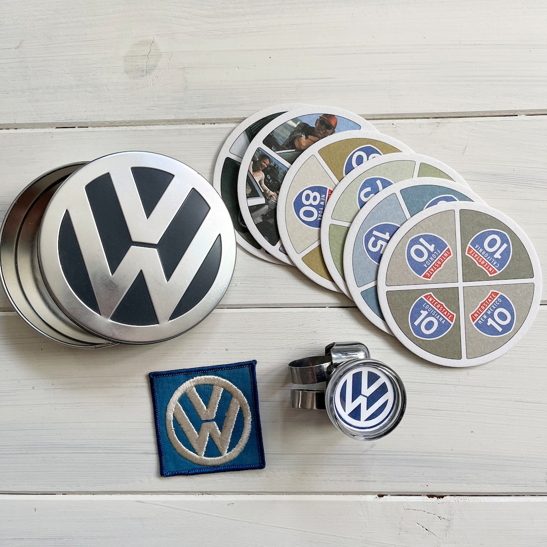 VW Coasters Patch & Steering Wheel Spinner Volkswagon Gear - Etsy