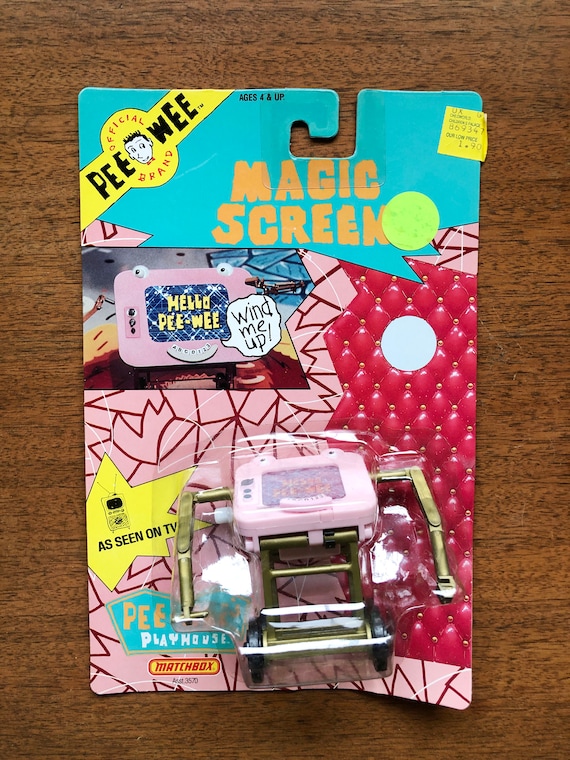 Magic Screen Wind-up Toy Pee Wee's Playhouse MOC Herman | Etsy