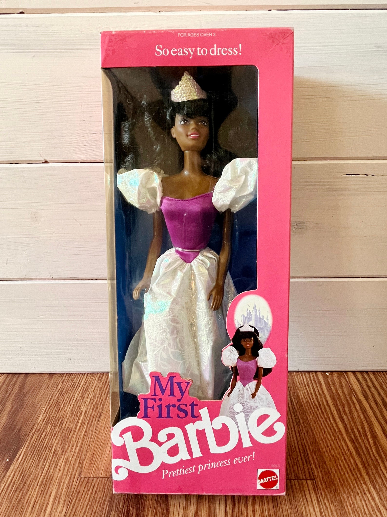 Pair of My First Barbie Dolls, Princess, Black & White, NRFB, 1989 - Etsy