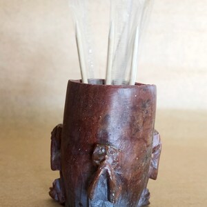 Evil Monkeys Toothpick Holder, Handcarved Soapstone, Factory Mistake - Etsy