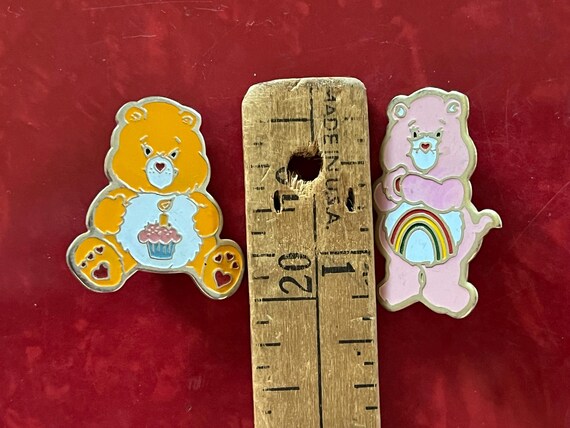 1983 Care Bear Enamel Pins, Choose Birthday Bear, Gru… - Gem