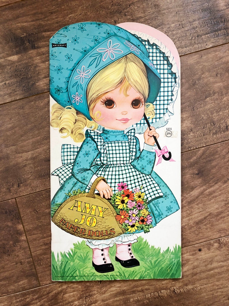 Amy Jo Paper Doll Uncut 1972 - Etsy