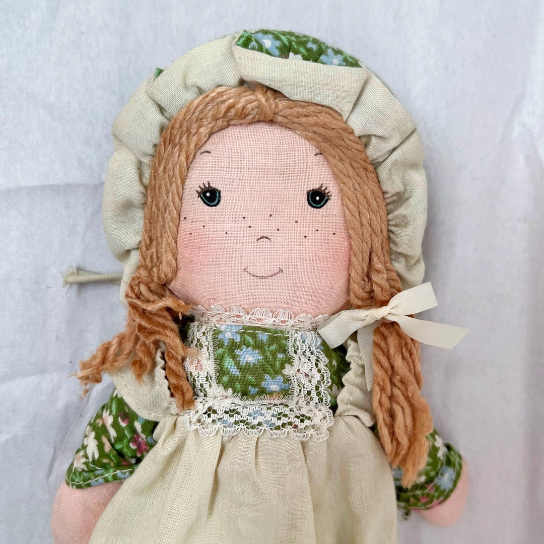 9" Amy, Holly Hobbie's Friend, Green Dress Rag Doll, Knickerbocker - Etsy