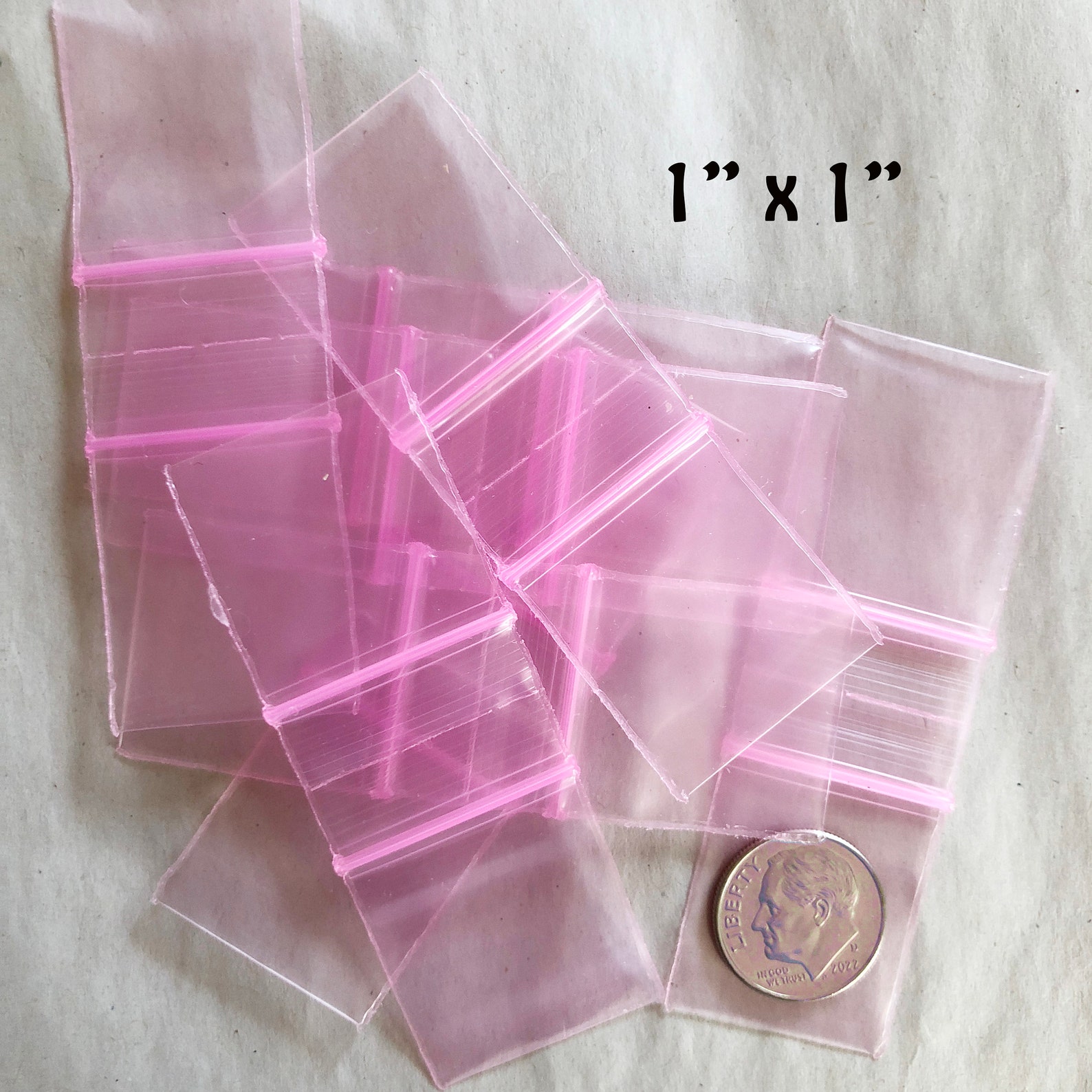 200 Resealable Mini Baggies Pink Blue Green Apple Bags - Etsy UK