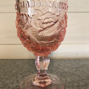 Madonna Inn 9 Oz WATER Goblets Wild Rose Flat Rose Madonna - Etsy
