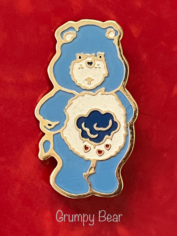 1983 Care Bear Enamel Pins, Choose Birthday Bear, Gru… - Gem