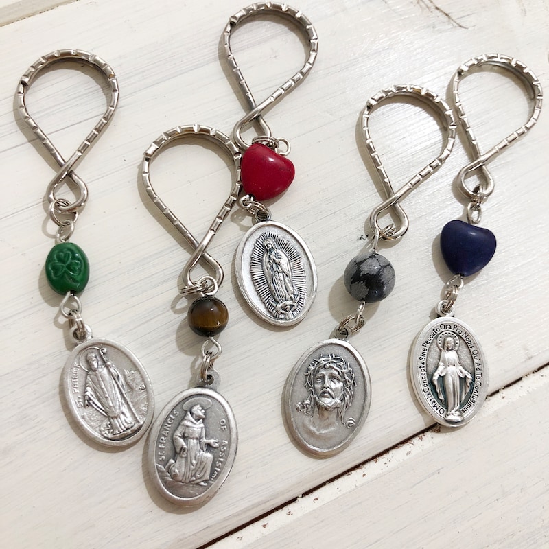 St Anthony Keychain - Etsy