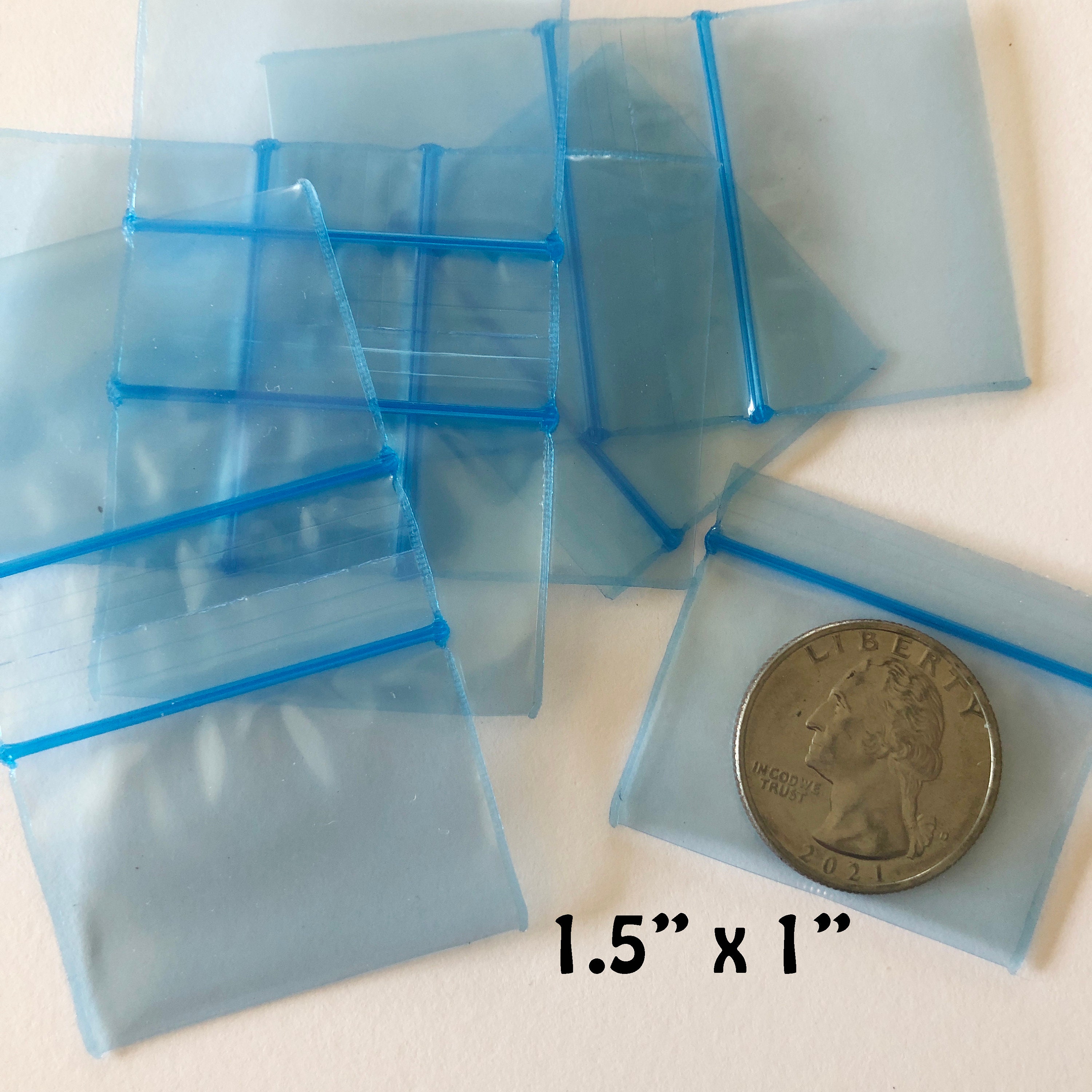 200 Resealable Mini Baggies Pink Blue Green Apple Bags - Etsy UK