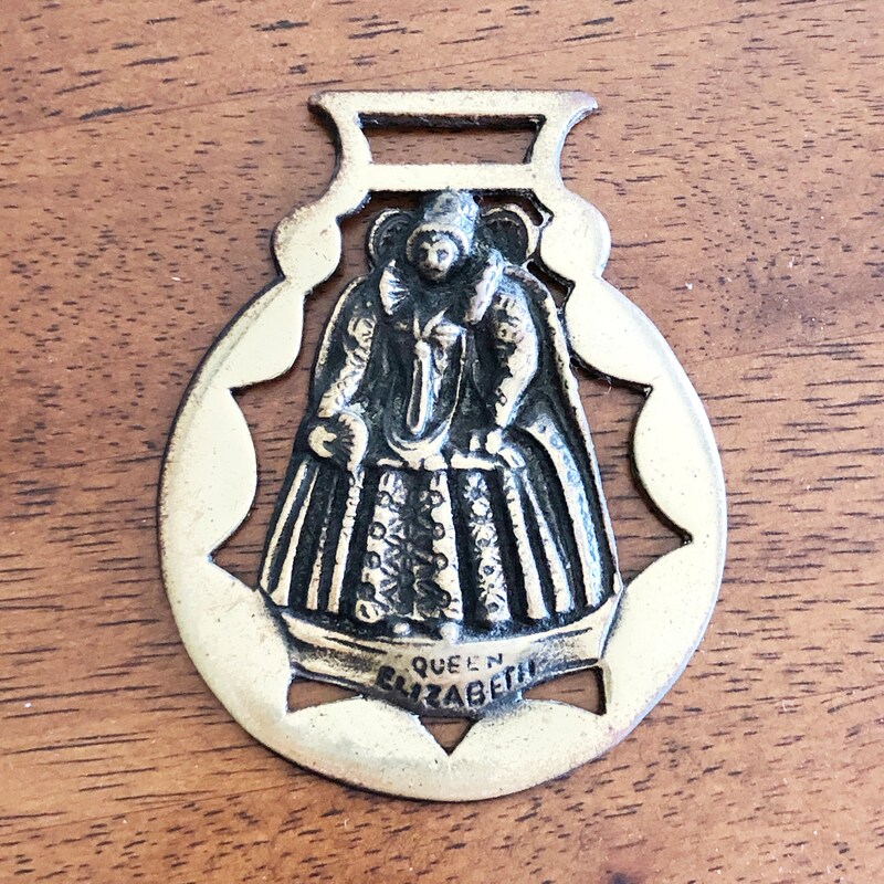 Queen Elizabeth Horse Brass - Etsy