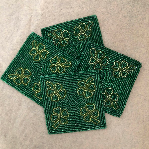 Beaded Coasters - Etsy