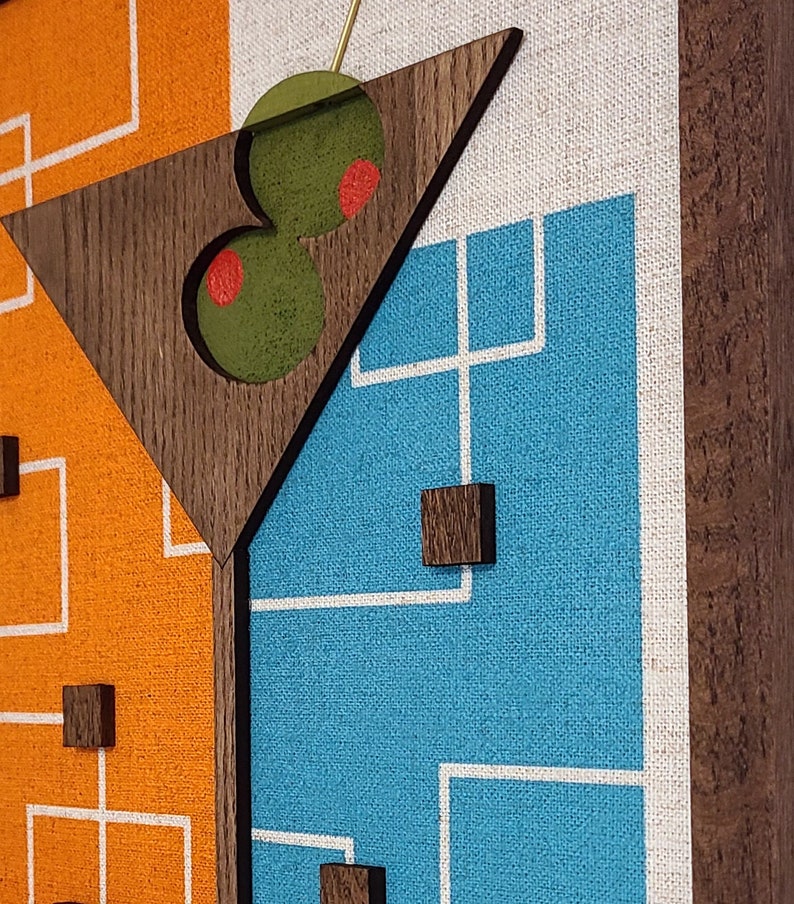 MCM Wall Art Panels Mid Century Modern Wall Art Bar - Etsy