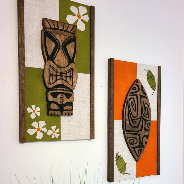 Carved Tiki Panels - Etsy