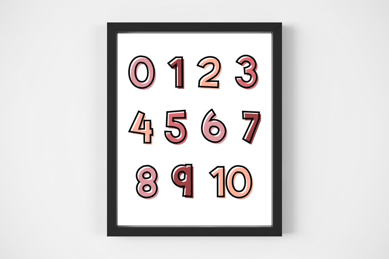 ALPHABET KIDS POSTER Kids Learning Poster Instant Download - Etsy