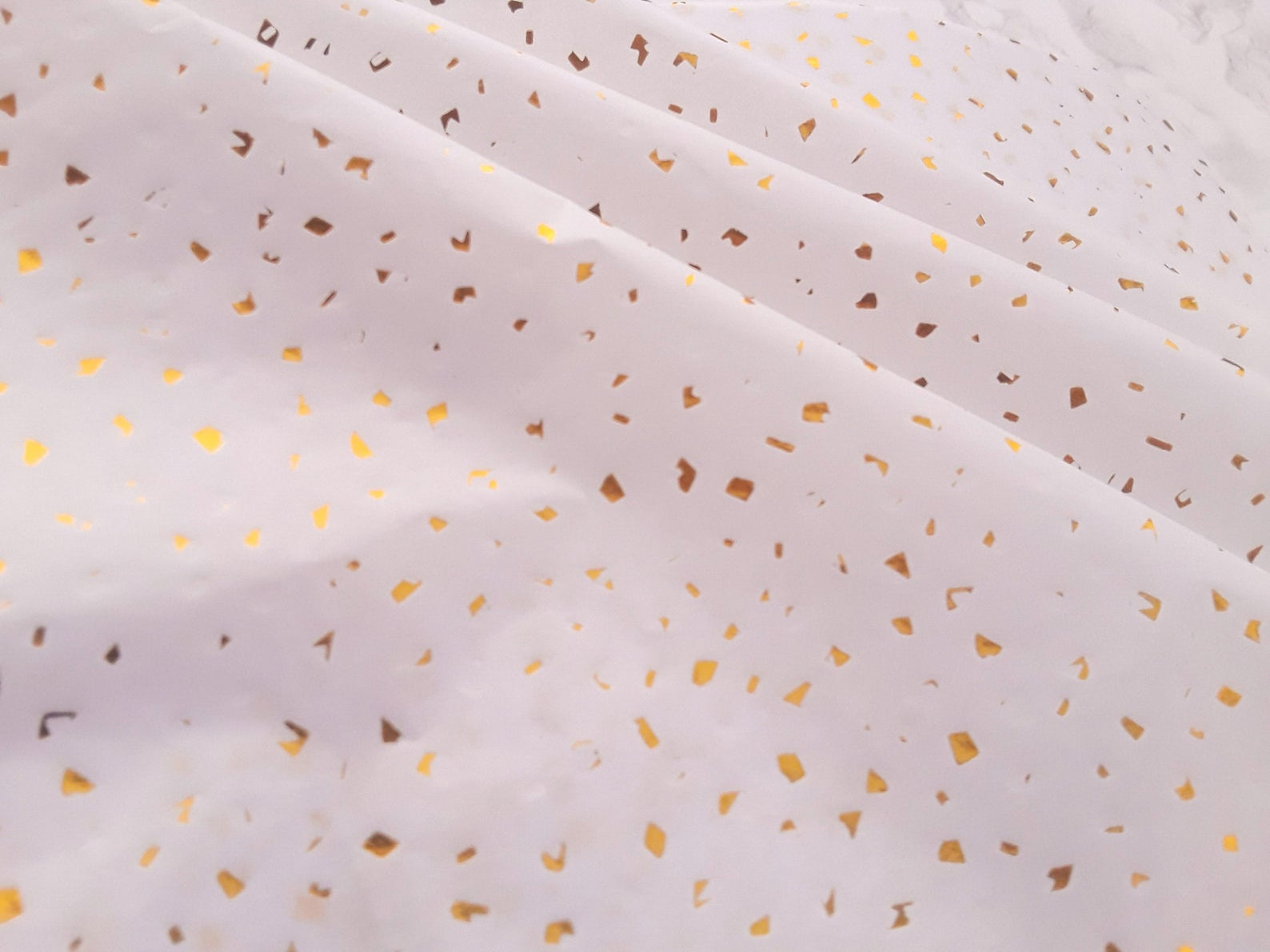 Golden Flecks White Tissue Paper 12-24 Sheets/pack - Etsy
