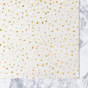 Golden Flecks White Tissue Paper 12-24 Sheets/pack 20x30 Sparkling Gift ...