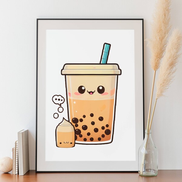 Kawaii Art Print - Etsy