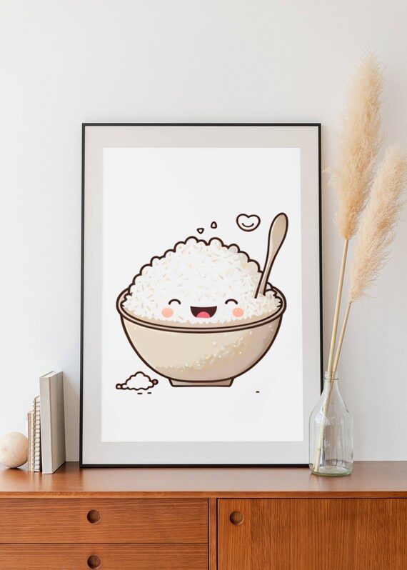 Rice Bowl Cartoon