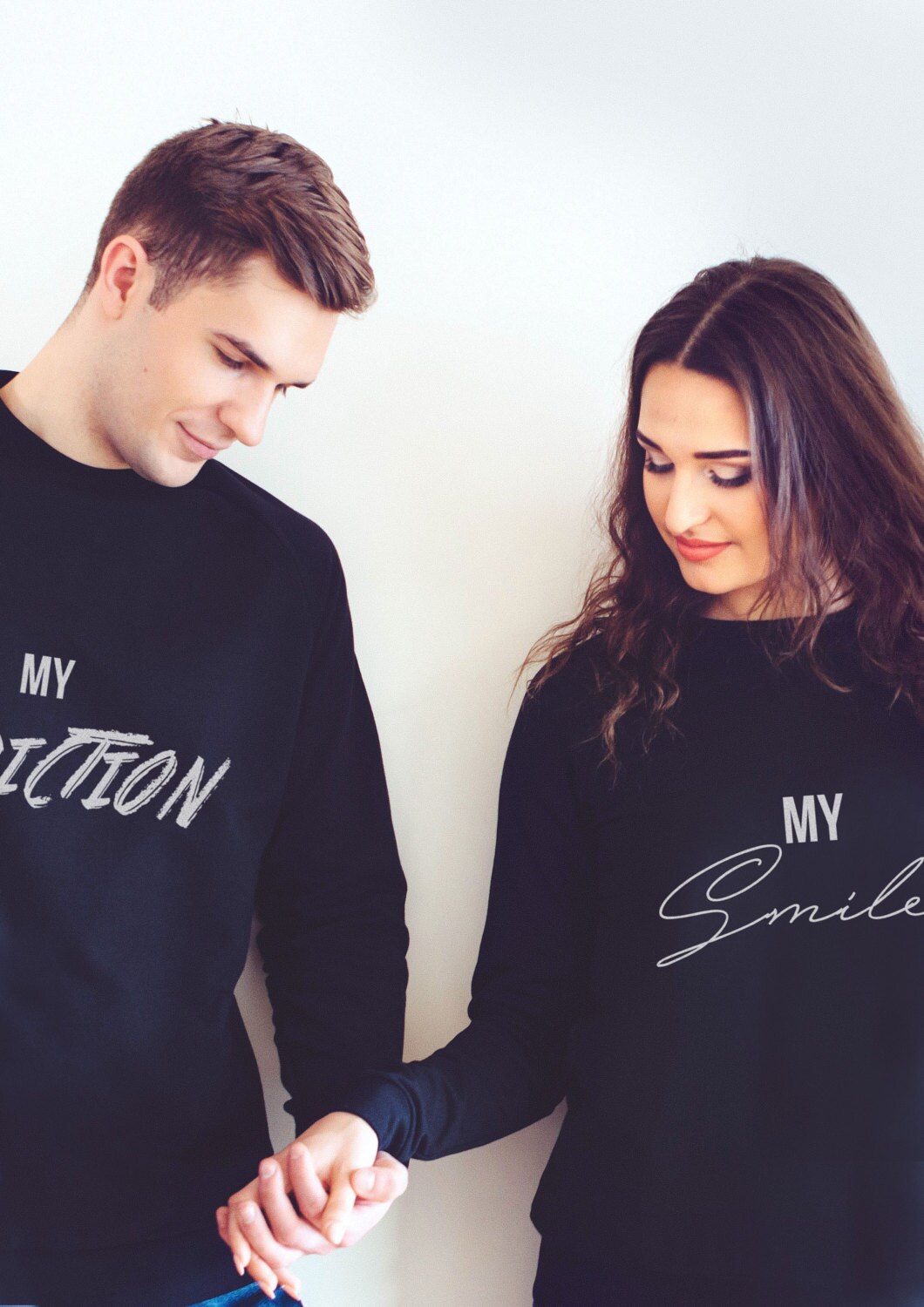 Gift Ideas for Him/ Gift Ideas for Her/ Pärchen Jumpers/ Cotton ...
