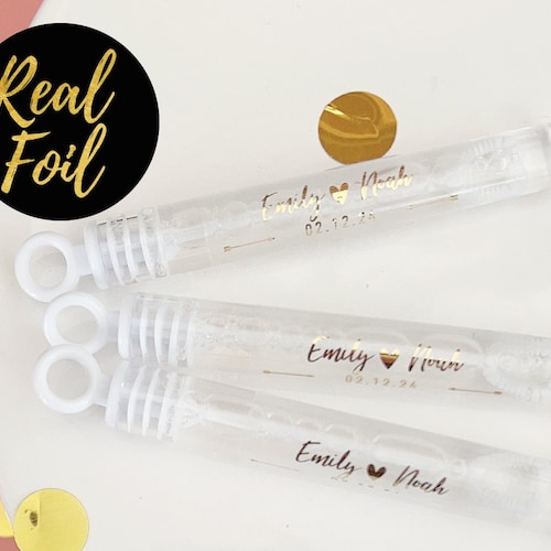 Wedding Bubble Party Favors Bubble Wands - Etsy